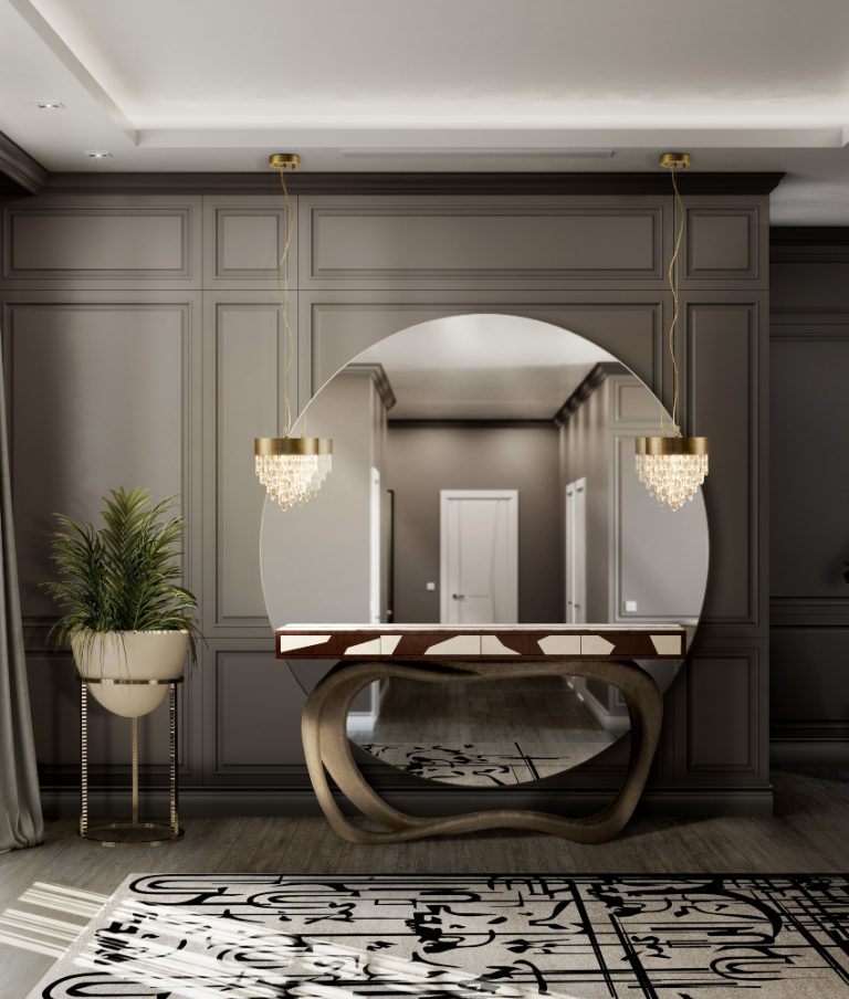 CONTEMPORARY FURNITURE FOR A CURATED ENTRYWAY - Covet Collection