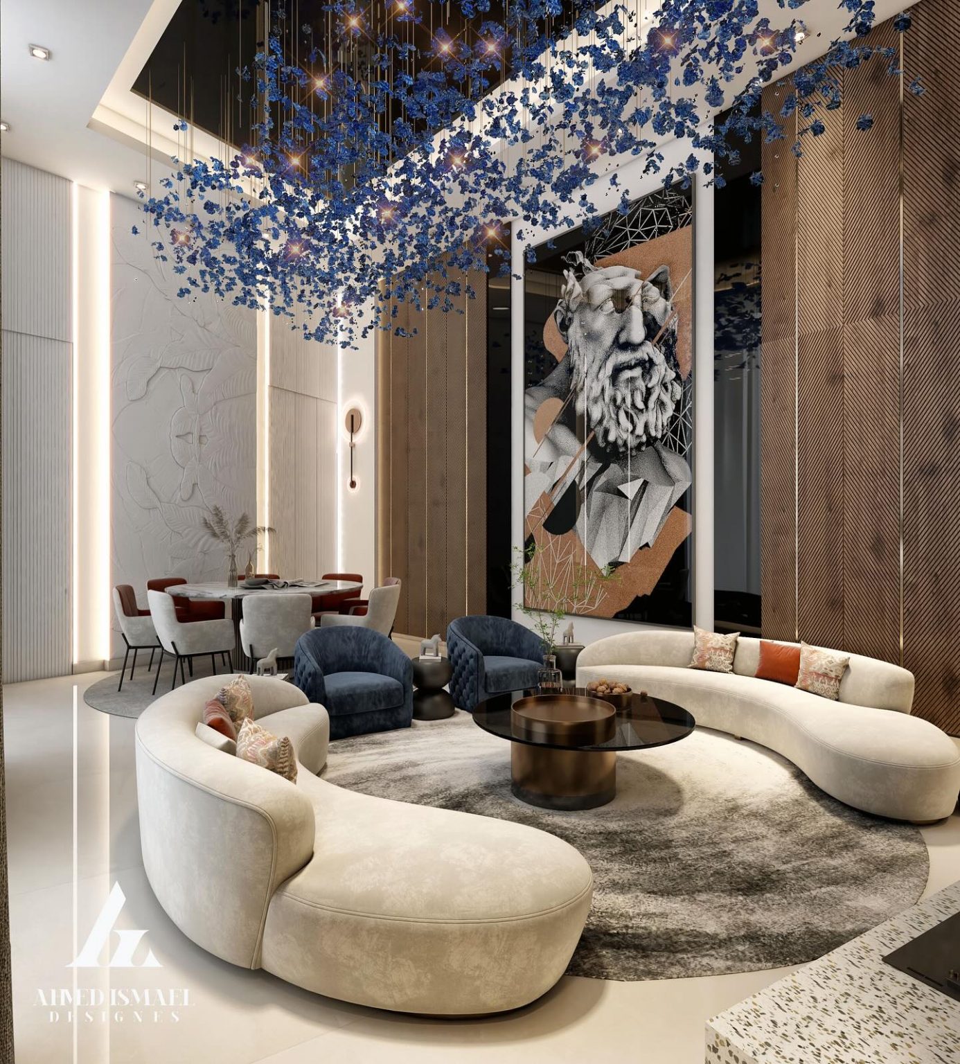 Elevate Your Workspace: Luxury Office by Ahmed Ismail Designs Elevate ...